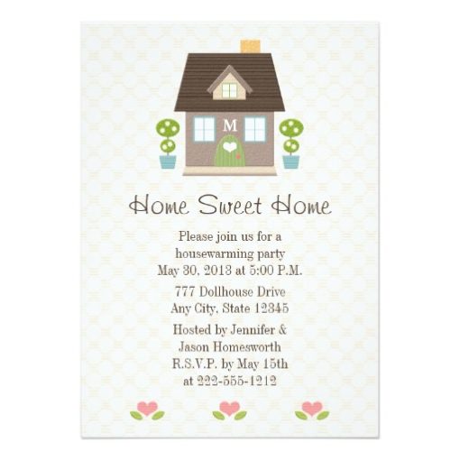 Fun & Whimsical Housewarming Party Invitation Card