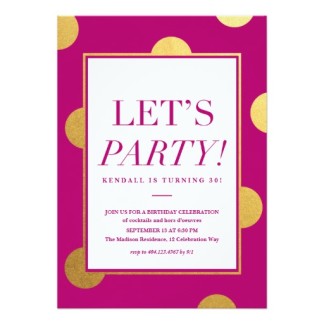 Sale 50% off on Big Dots Party Invitation - LadyPrints