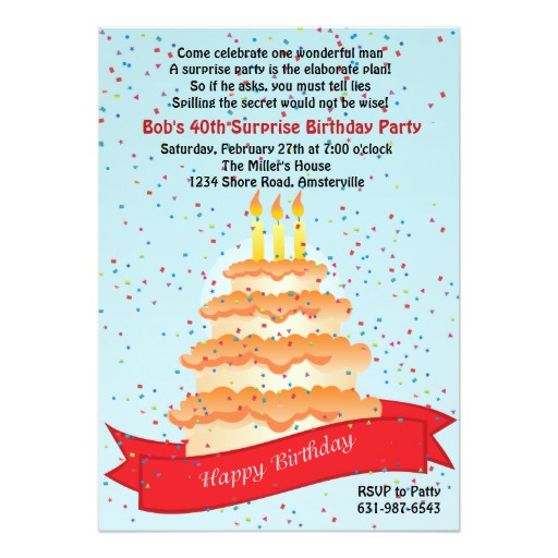 Sale 50% Off | Birthday Confetti Invitation Card - LadyPrints