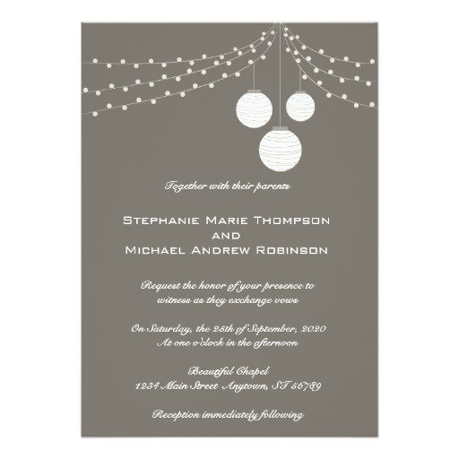 Sale 50% off on Garden Lights Invitation Card - LadyPrints