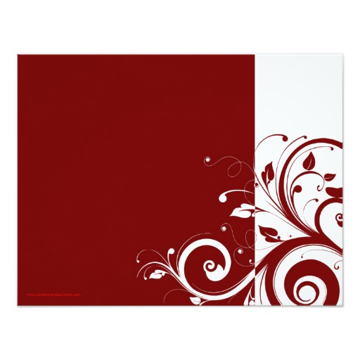 Red White Swirl Paper