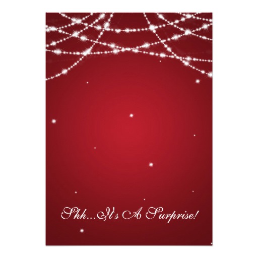 Sale 50% off on Surprise Birthday Party String of Stars Red Card ...