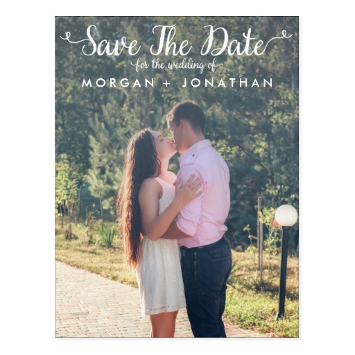Sale 50% off on Vertical Save The Date Postcard Template - LadyPrints