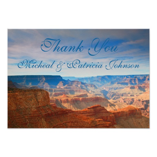 Sale 50% off on Grand Canyon Nature Landscape Wedding Thank You Card ...